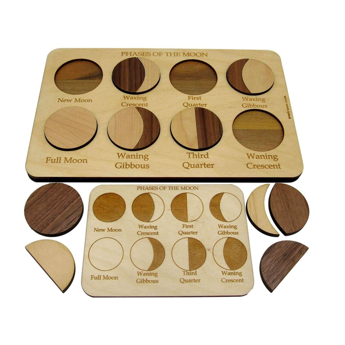 Personalized Phases of the Moon Puzzle – Montessori STEM Gift ...