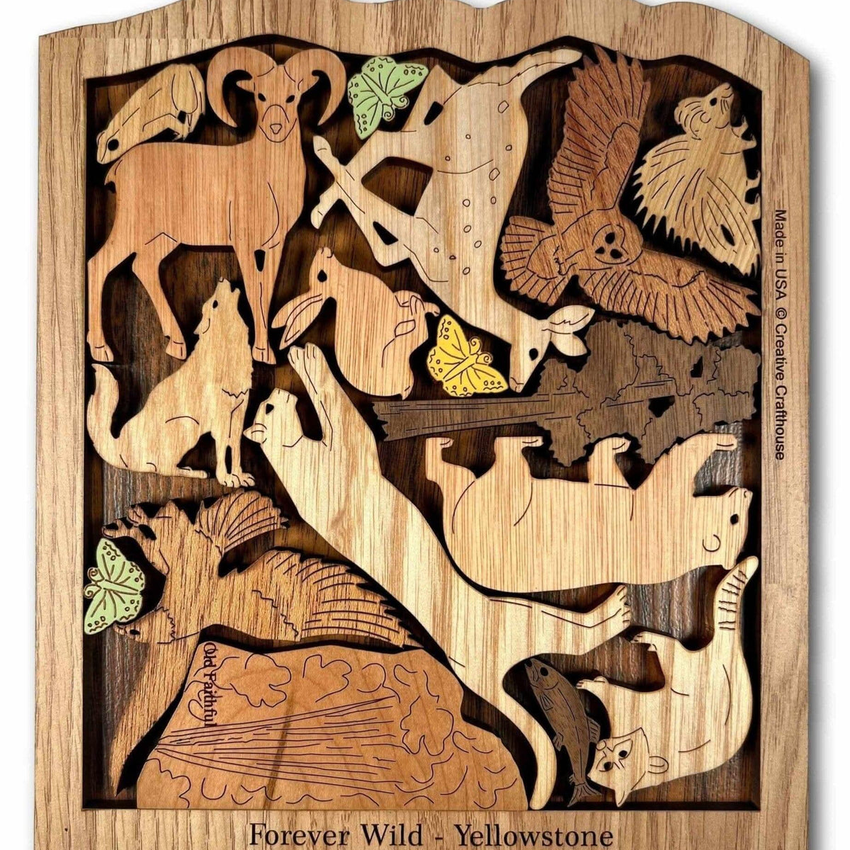 Yellowstone Park Puzzle – Artistic & Challenging Gift – Creative Crafthouse