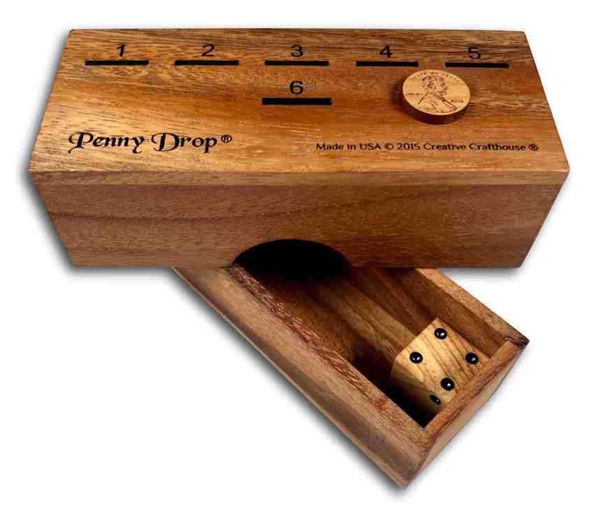 Penny Drop Game Small Version - A Fun Family or Bar Game Penny Drop Game Small Version - A Fun Family or Bar Game