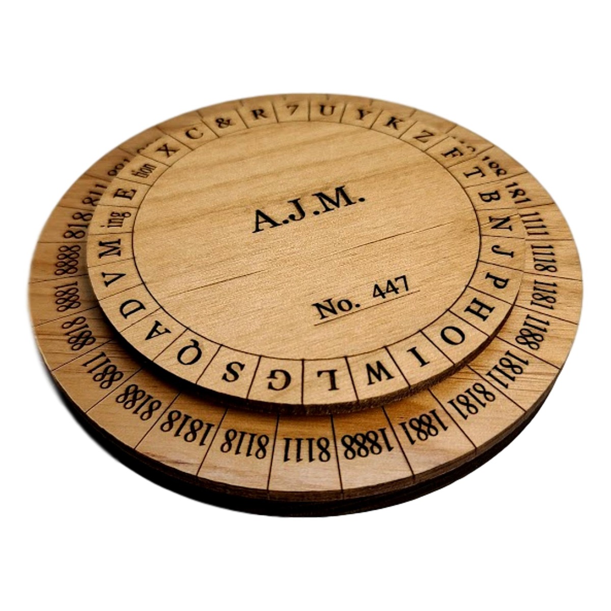 Union Army Cipher Disk- American Civil War flag telegraphy Union Army Cipher Disk- American Civil War flag telegraphy