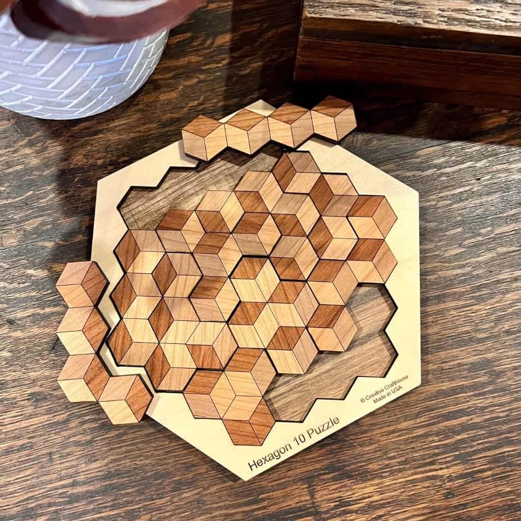 Easy Wooden Puzzles | Handmade Brain Teasers for All Ages – Creative ...