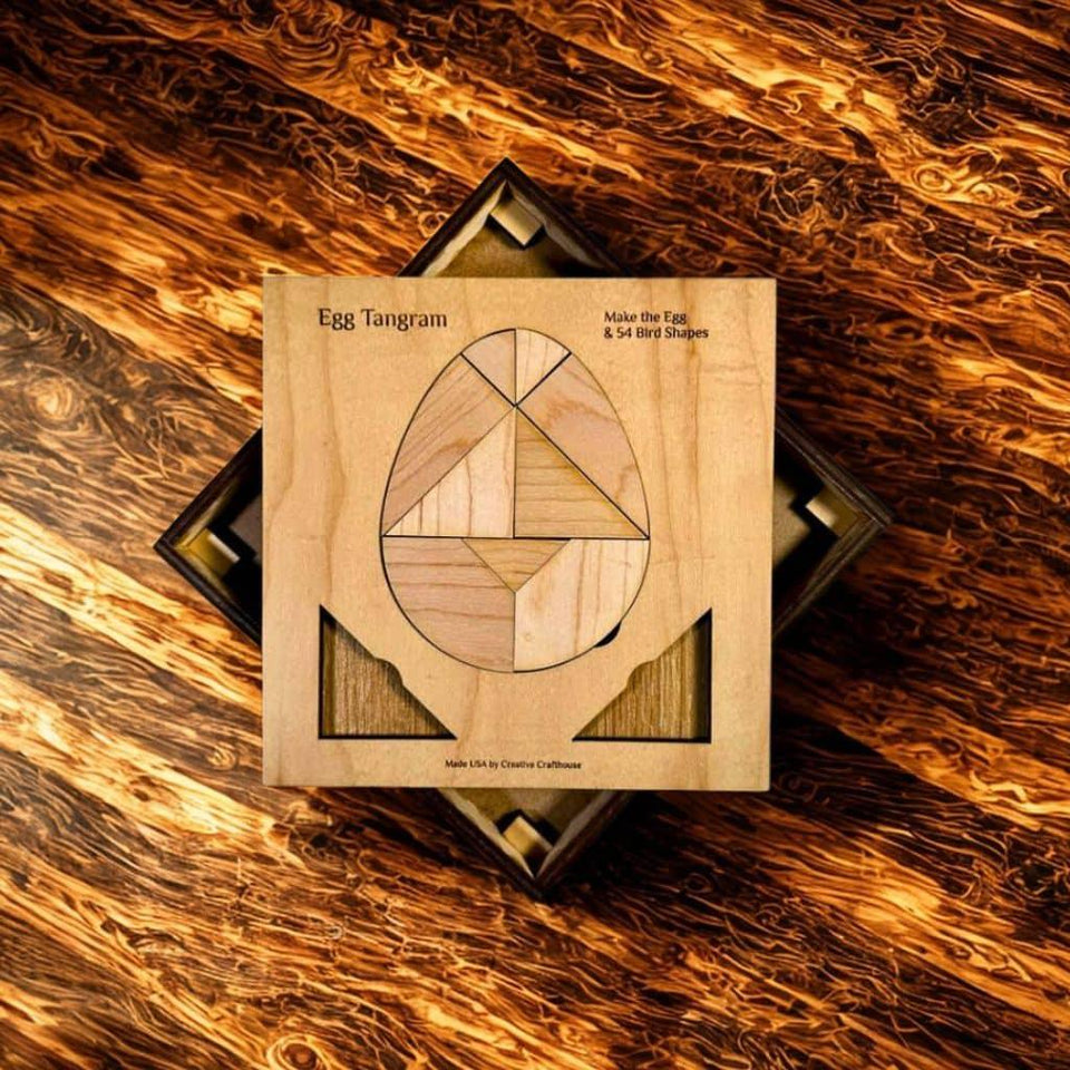 Tangram Puzzles | Classic Wooden Brain Teasers – Creative Crafthouse