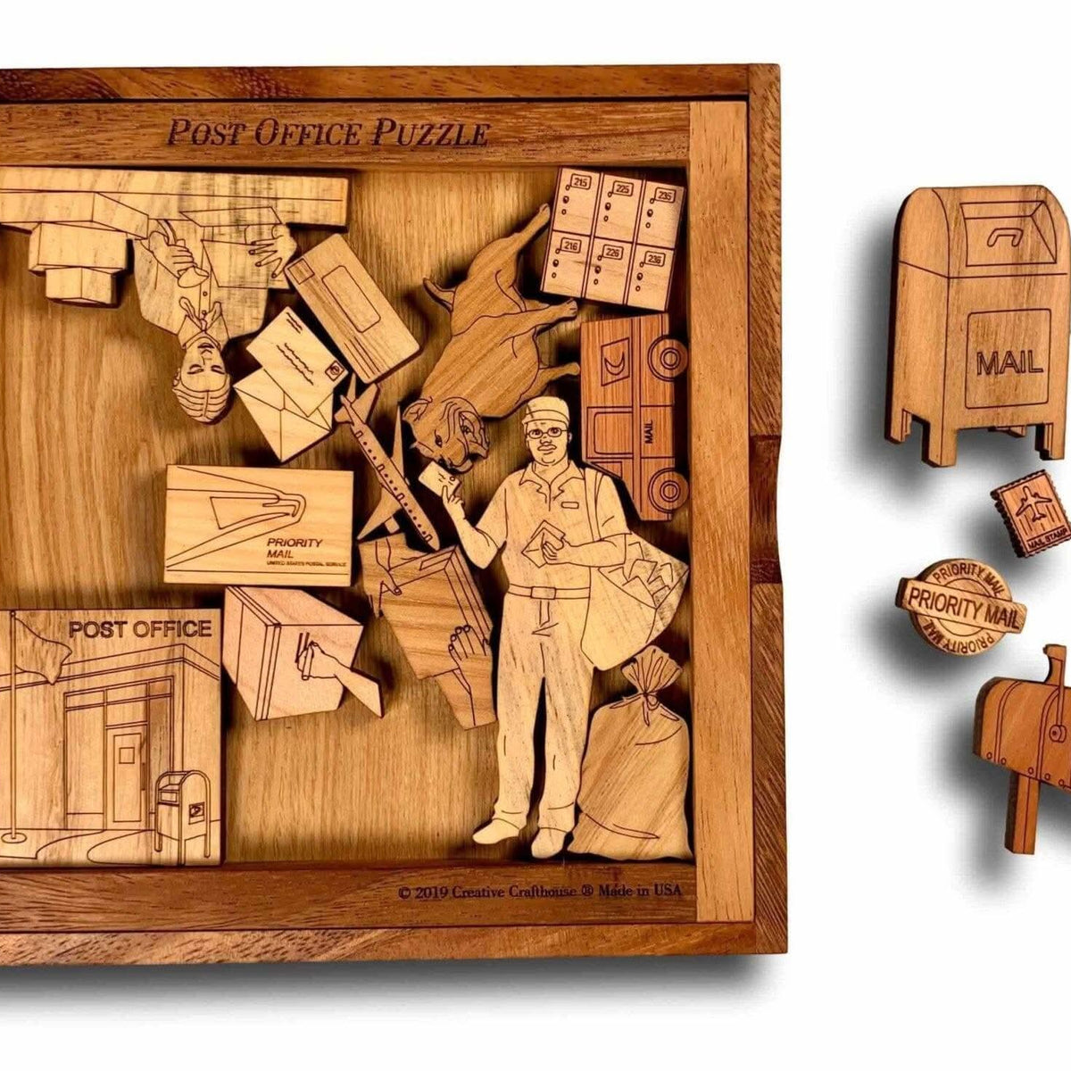 Post Office Wood Puzzle | Personalizable Gift and Decor – Creative ...