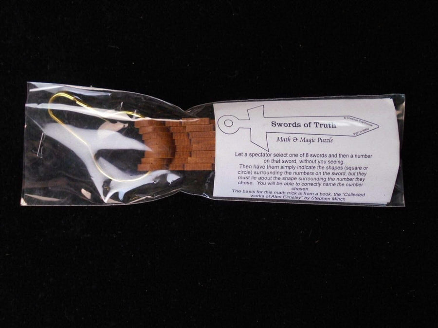 Swords of Truth | Math Magic Trick Keychain – Creative Crafthouse